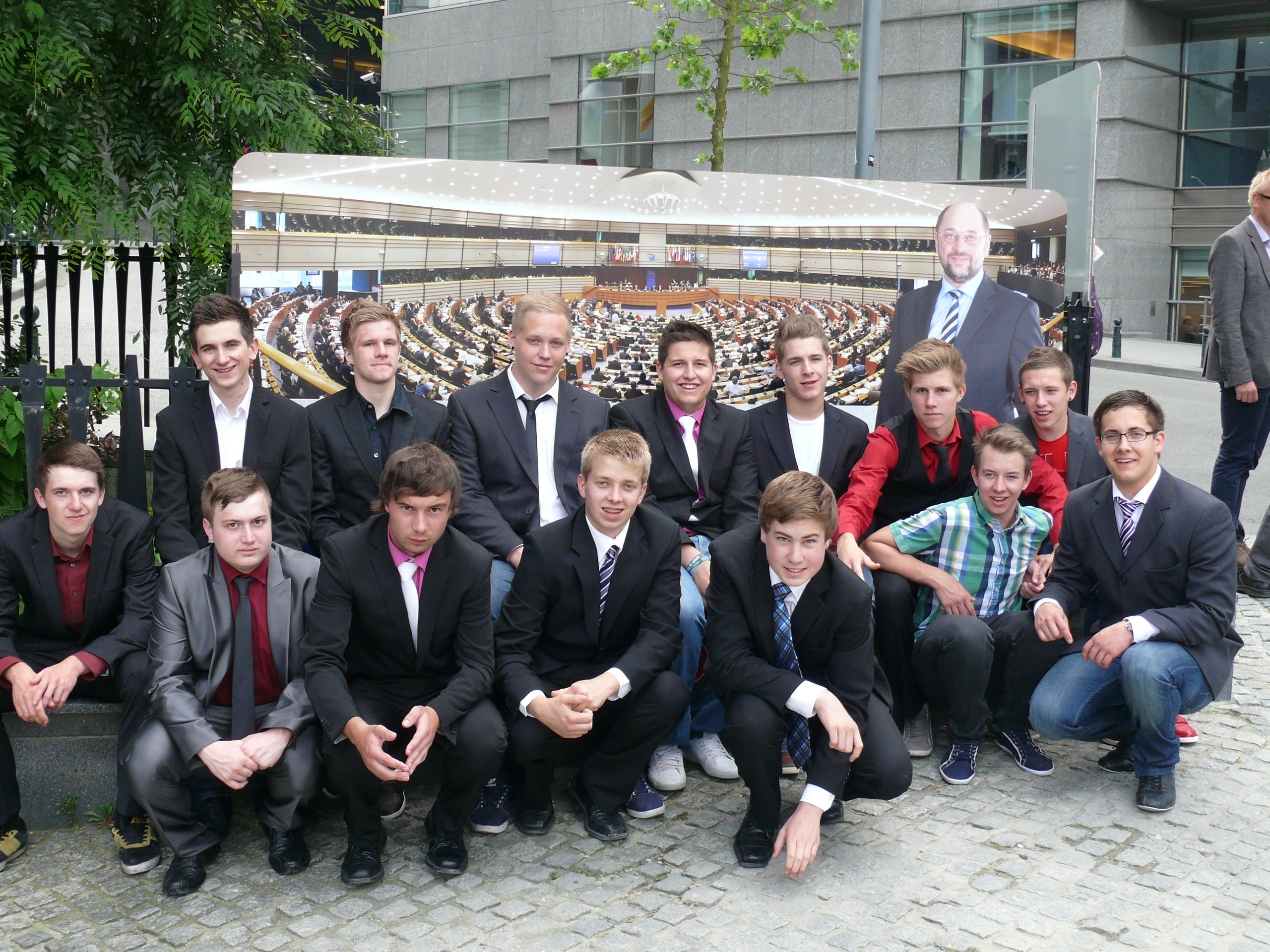 Brüsselreise der HTBL Kapfenberg 3. AFMF - Europa - Land Steiermark