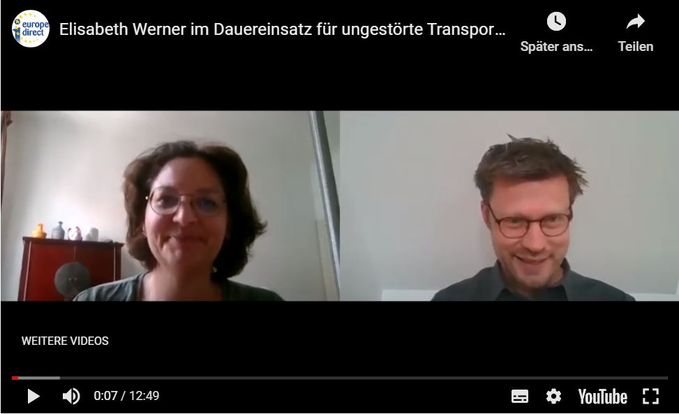 Elisabeth Werner im Dauereinsatz für ungestörte Transporte auf Schiene ...